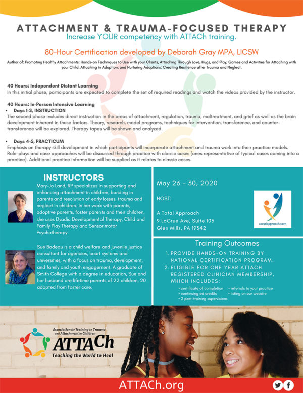 Attachment and Trauma-Focused Therapy Glen Mills, PA – Mary-Jo Land, RP